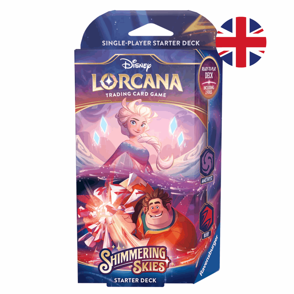 Disney Lorcana - Shimmering Skies: Starter Deck Amethyst and Ruby