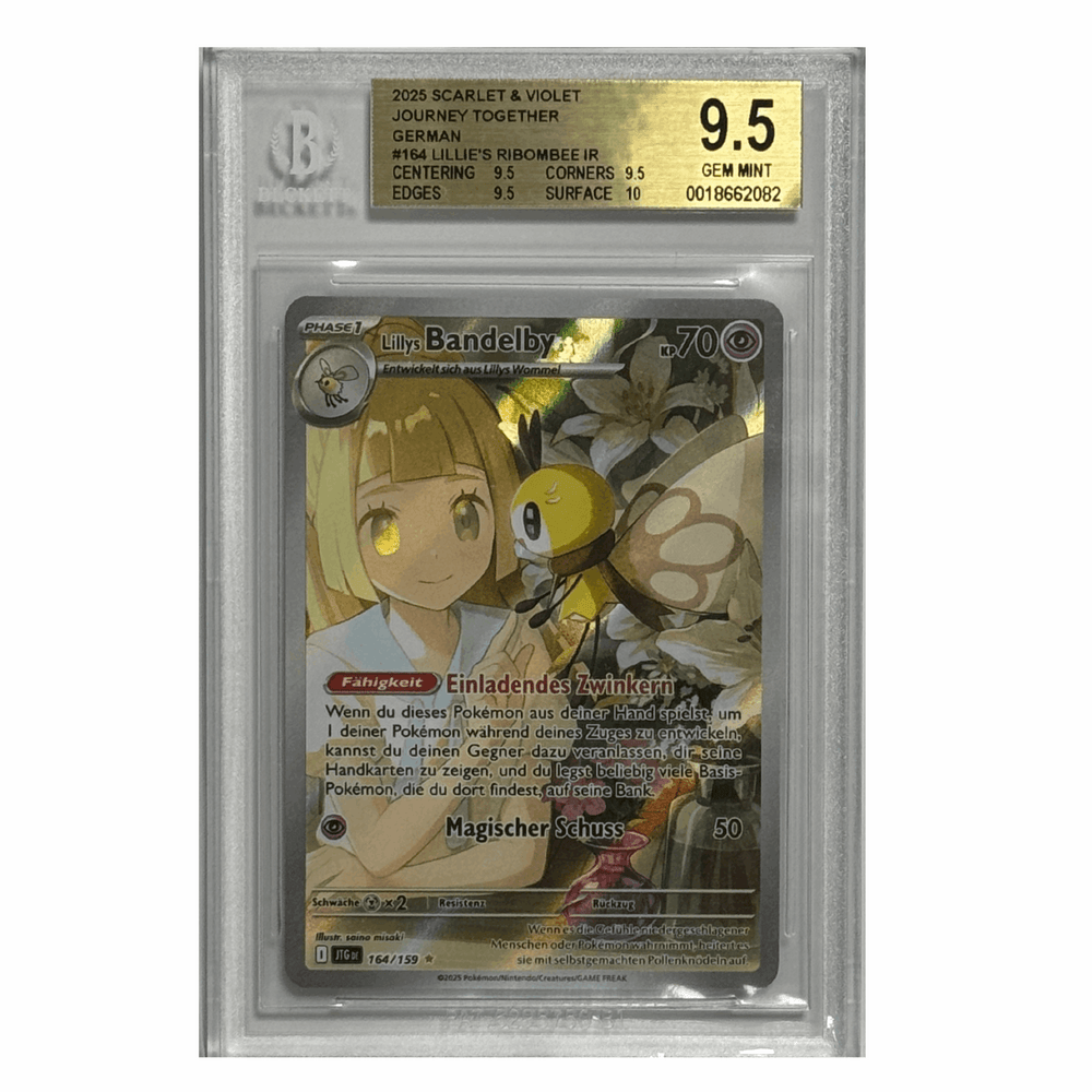 Pokémon – Lillies Bandelby IR #164 (Journey Together) – BGS 9.5 Gem Mi