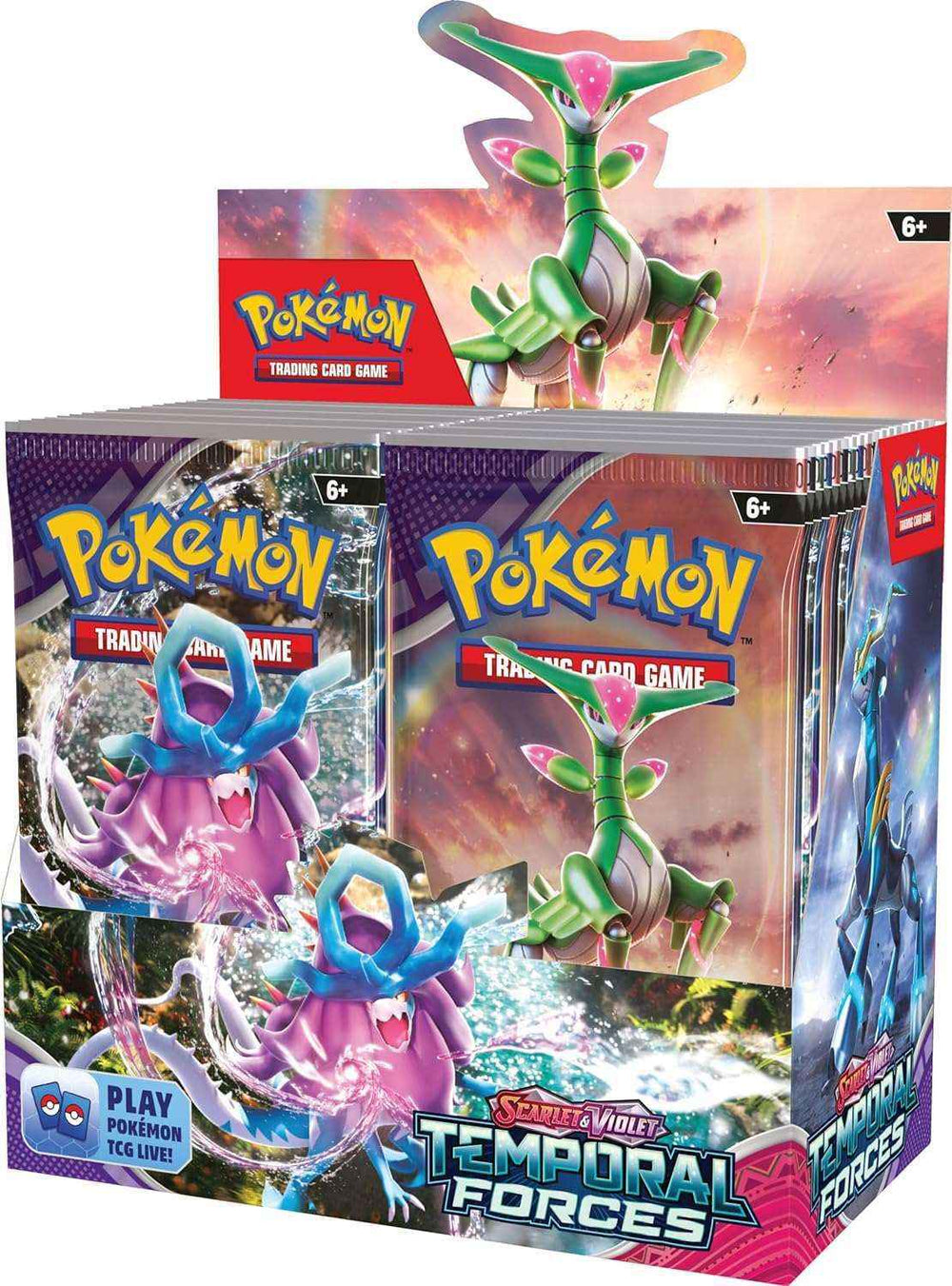 Pokémon Scarlet & Violet Temporal Forces Booster Display Eglisch